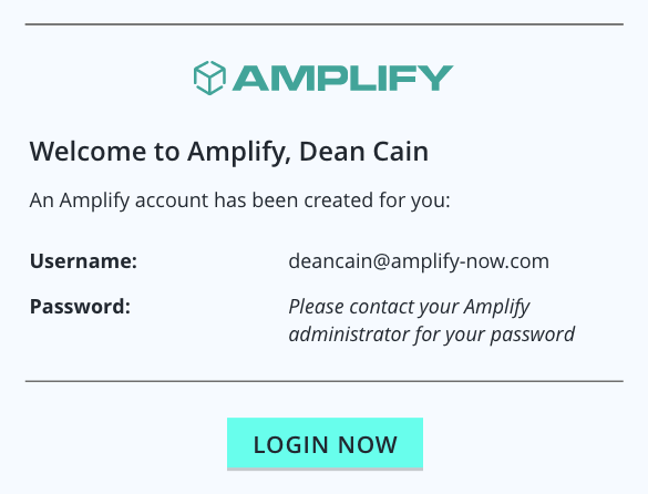 Customising Email Messages – Amplify