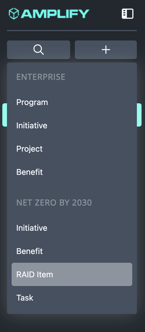 How do I create a RAID item? – Amplify