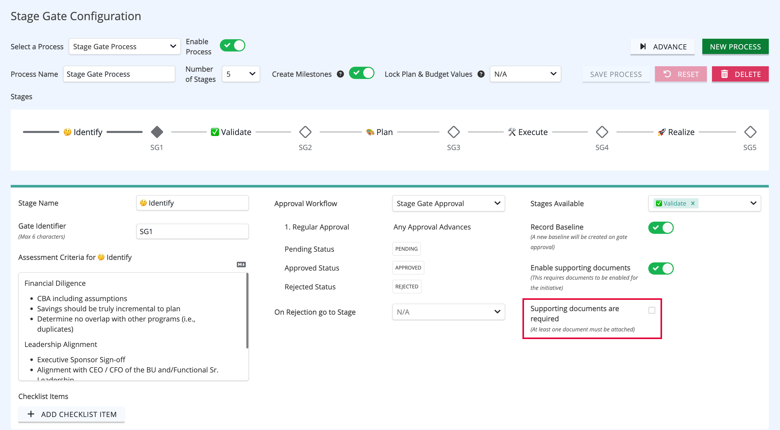 Required Documents for Stage Approval – Amplify