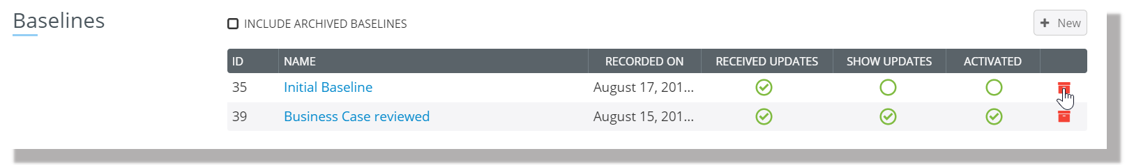 How do I record a baseline? – Amplify