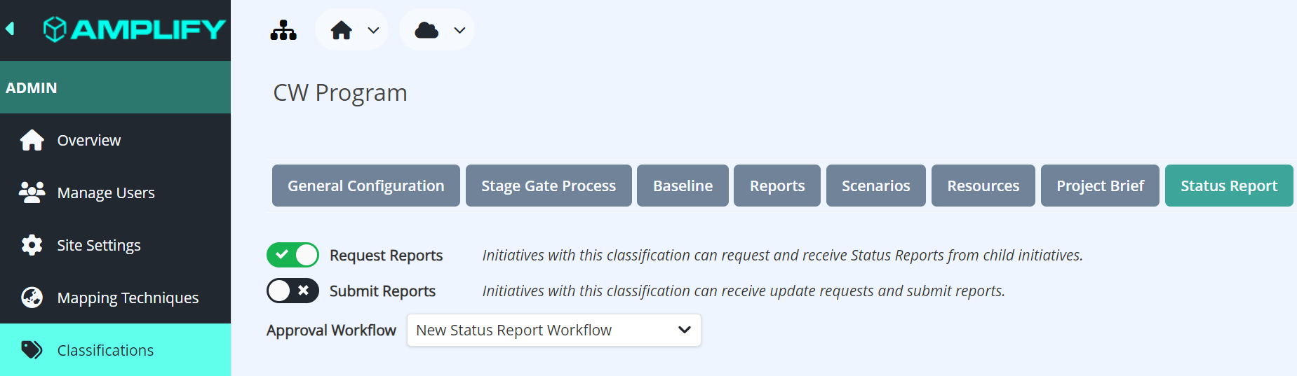 How to create a Status Report Approval Workflow – Amplify